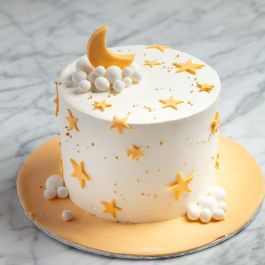 Baby Moon Star Cake | Dessert Lady Cafe and Bakery