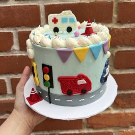 Cute Cars Cake | Dessert Lady Cafe and Bakery