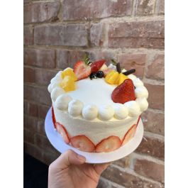 Mango Strawyberry Shortcake | Dessert Lady Cafe and Bakery